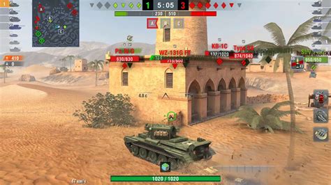 WoT Blitz ЗАТАЩИЛ на Cromwell B Горячие пески YouTube