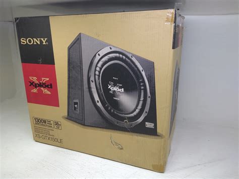 Короб для сабвуфера sony xplod 1300w 92 фото