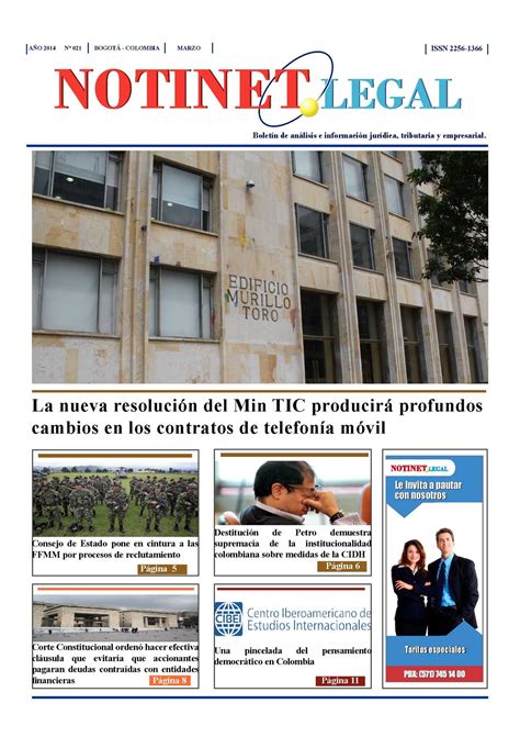 Calaméo Edición 21 Notinet Legal