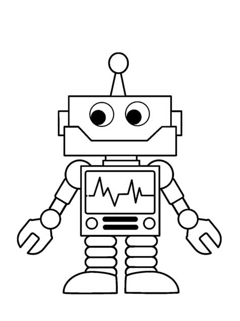 Coloriage robot 30 dessins à imprimer gratuitement Jeux et Compagnie