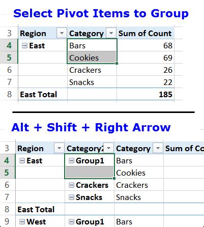 Save Time Excel Pivot Table Shortcuts Mouse Or Keyboard