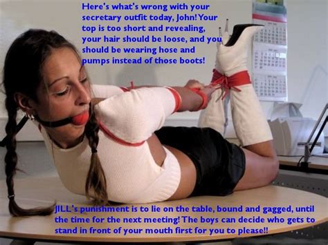 Bound And Gagged Sissy Captions XXGASM