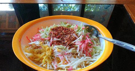Resep Rujak Serut Enak Segar Cara Membuatnya