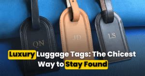 3 Must Have Luxury Luggage Tags That Redefine Travel Style Roamf
