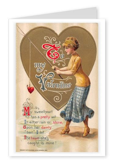 Mary L Martin Ltd To my Valentine Liebeskarten Sprüche
