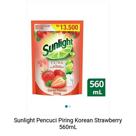 Jual Sunlight Extra Korean Strawberry 560ml Shopee Indonesia