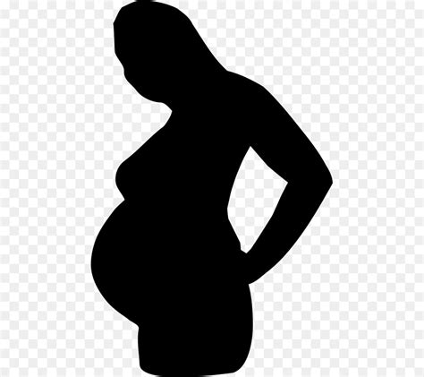 Pregnancy Woman Silhouette Clip Art Cartoon Pregnant Women Vector
