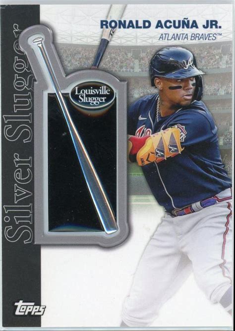 Ronald Acuna Jr SSA RA Prices 2022 Topps Silver Slugger Award