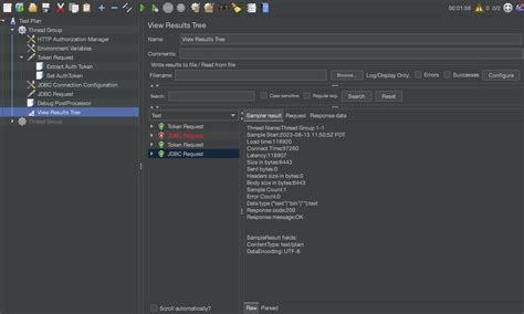 jmeter passing access token to jdbc connection configuration stack overflow