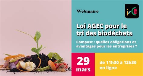 Webinaire Loi AGEC pour le tri des biodéchets quelles obligations