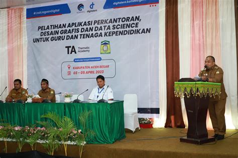 Pj Bupati Aceh Besar Buka Pelatihan Thematic Academy Bagi Guru Dan