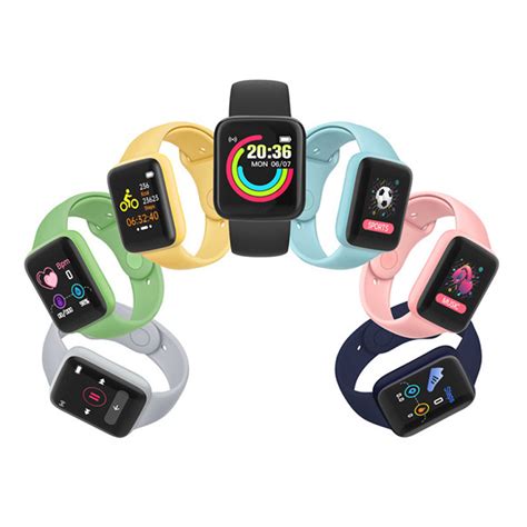 Y68 Smartwatch D20 Cor Macaron Smartwatch Bluetooth Batida Marcador