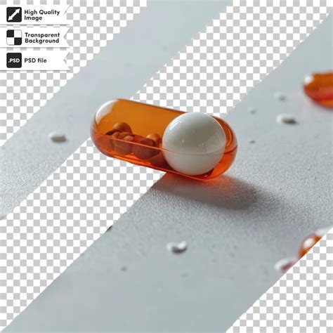 Premium PSD Psd Pills And Capsules On Transparent Background With