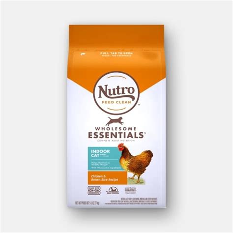 Nutro Wholesome Essentials Indoor Adult Chicken And Brown Rice Cat Food