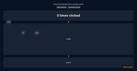 React Resizable Panels Forked Codesandbox