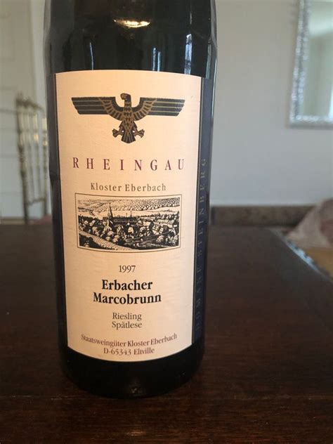 2016 Hessische Staatsweingüter Kloster Eberbach Erbacher Marcobrunn
