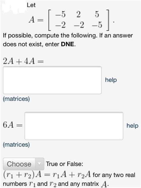 solved give an example of two 2×2 matrices a and b neither