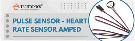 Techtonics Pulse Sensor Amped Heart Rate Sensor For Arduino Raspberry