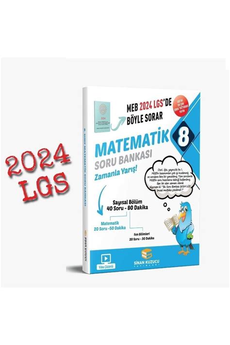 Sinan Kuzucu Yayınları 8 Sınıf Lgs Meb Böyle Sorar 2024 Matematik Soru
