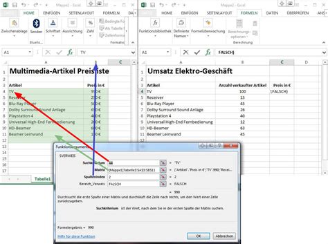 Excel SVerweis Nützliche Funktion Excel Tutorial Lektion 16