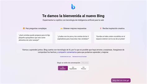 Bing Chat Qué es y cómo usar la versión de ChatGPT de Microsoft