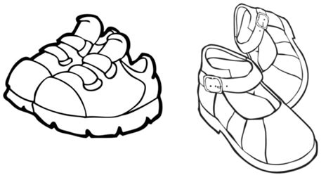 30SAPATOS PARA COLORIRᐅ Imprima Fácil e Grátis