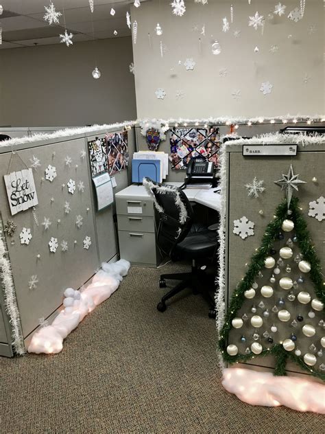 Christmas Cubicle Contest At Work 2018 Christmas Cubicle Decorations