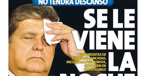 FUERZAS UNIDAS POR EL CAMBIO EL INCORRUPTIBLE ALAN GARCÍA