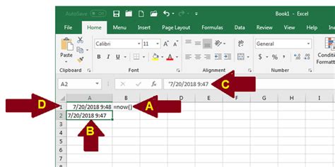 how to automatically update date in excel cell printable templates free