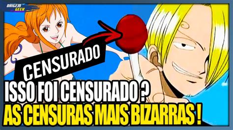 AS CENSURAS MAIS BIZARRAS DOS ANIMES Top 5 YouTube