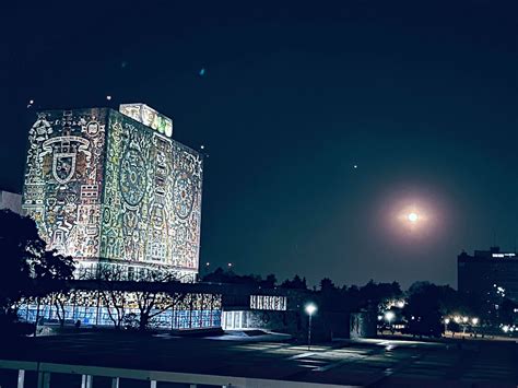 UNAM On Twitter La Noche Nos Sorprende Con Esta PostalUNAM De La