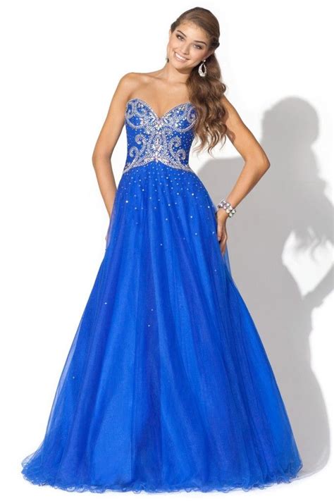 2013 Style Prom Girl Dresses Prom Dresses Blue Popular Prom Dresses