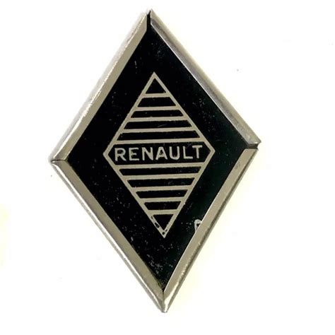 RENAULT ANCIEN SIGLE emblème logo insigne monogramme badge calandre en