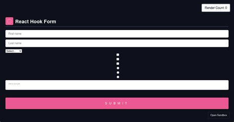 Register Forked Codesandbox