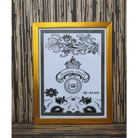 Jual Bingkai Frame Pigura 12R 30x40 Cm Minimalis Kaca Shopee Indonesia