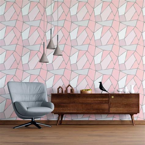 Papel De Parede Adesivo Geométricas N09109 Rolo 0 58x3M MadeiraMadeira