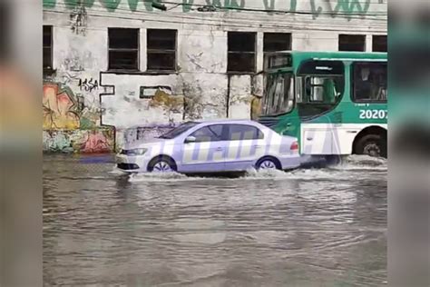 Forte Chuva Na Manh Desta Quinta Feira Deixa Ruas Alagadas Na