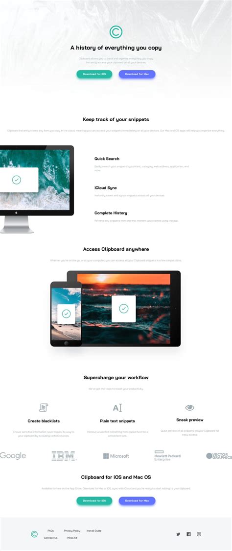 Frontend Mentor Clipboard Landing Page React JS Vite Tailwind
