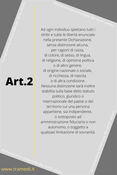 Art Dichiarazione Universale Dei Diritti Umani Diritti Umani Umano