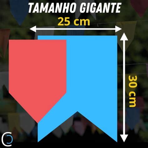 Bandeirinha Grande Festa Junina Tnt 10 Metros 30 X 25 Elo7