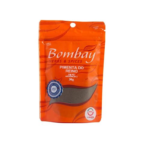 Pimenta Do Reino em Pó Bombay HS Pouch 30g Shopping Eldorado