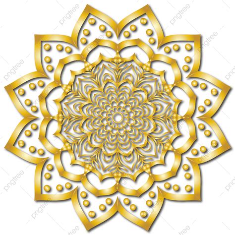Mandala Png Dourada PNG Desenho Vetorial Mandala Ouro Imagem PNG E