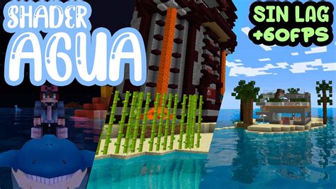 El MEJOR SHADER AGUA REALISTA Para MINECRAFT Java YouTube