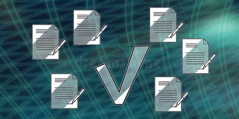 Concepto De Validaci N Del Documento Stock De Ilustraci N Ilustraci N