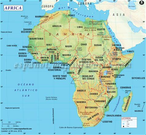 Mapa De Africa Mapa Africa