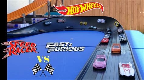 Hot Wheels Fat Track Fast And The Furious Vs Speed Racer Epic