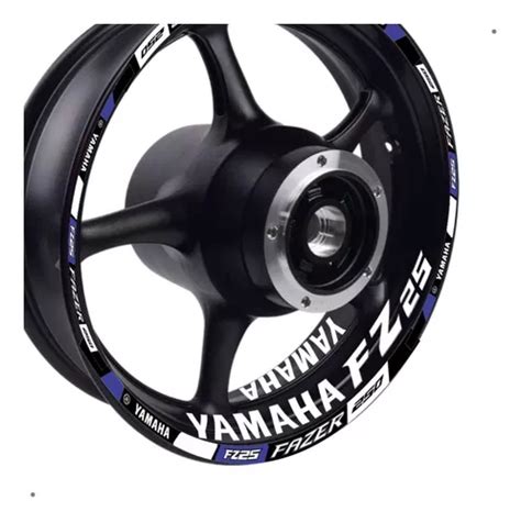 Friso Adesivo Refletivo Roda Moto Yamaha Fazer Fz
