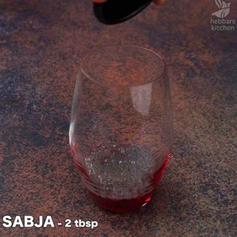 Sabudana Falooda Recipe Sago Falooda Sabudana Dessert Sago Drink