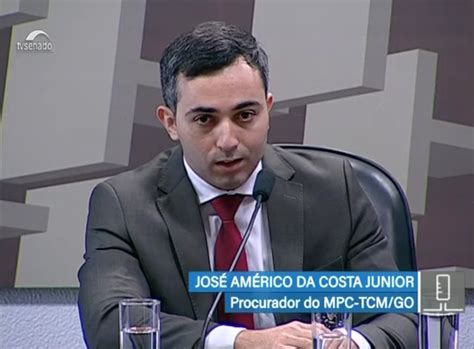 O Procurador De Contas Jos Am Rico Da Costa J Nior Eleito Presidente