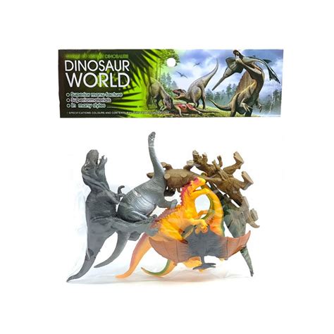 Zwierzęta Dinozaury Zestaw Gumowe Figurki 8Szt Euro Trade Sklep